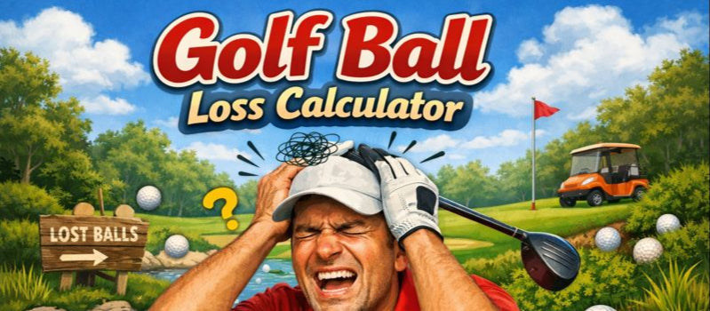 Golf Ball Loss Calculator | Stop Losing Golf Balls & Save Money