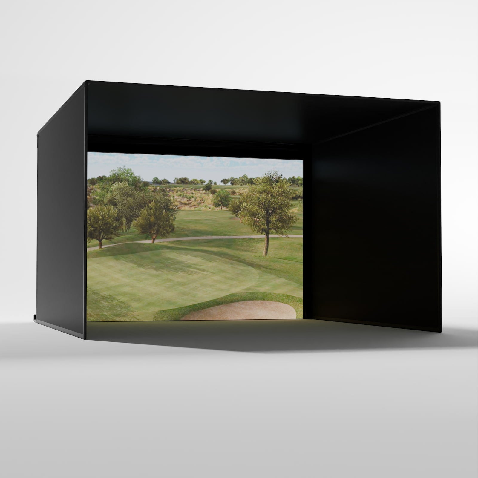 Pro Golf Simulator Enclosure Kit | Premium Impact Screen Setup