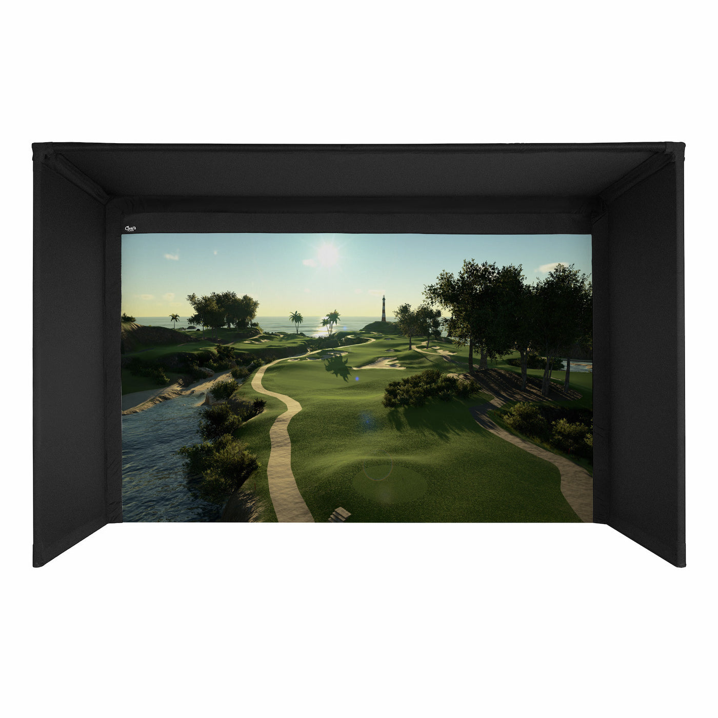 Pro Golf Simulator Enclosure Kit | Premium Impact Screen Setup